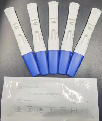 SALIVA Antigen IVD Kit SARS-CoV-2 Whitelist CE 5min Aging
