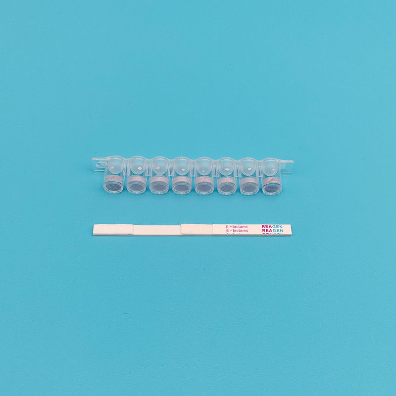 Trustworthy Accurate Beta-Lactams Strip Test Kit 0 - 50ppm For Milk Testing