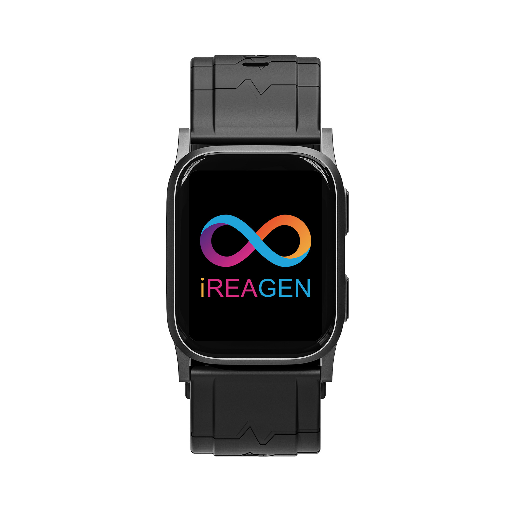 Smart Black Fitness Watch with Touch Screen Full Health Monitoring