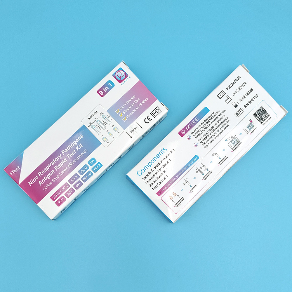 REAGEN Nine Respiratory Pathogens Antigen Rapid Test Kit 15 Minutes ...