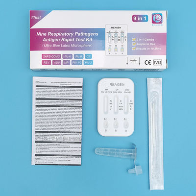 REAGEN Rapid Test Kit for 9 Respiratory Pathogens Using Human Nasal Swab
