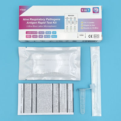 REAGEN Rapid Test Kit for 9 Respiratory Pathogens Using Human Nasal Swab
